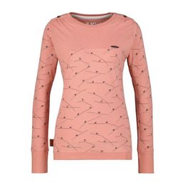 ALIFE & KICKIN Langarmshirt &raquo;Damen LeonieAK B&laquo; mahagonium melange S S Longsleeve LeonieAK B - das neue Allroundtalent von alife and kickin