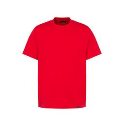 Seidensticker T-Shirt 1/2 Rundhals rot L L Passform: Regular