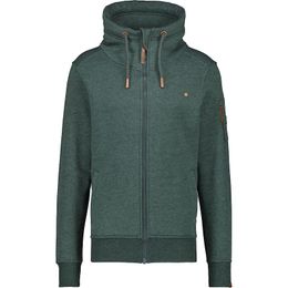 ALIFE & KICKIN Sweatjacke »Herren EliasAK A« dark forest melange L L Sportlich bequeme Herrensweatjacke EliasAK A von alife and kickin mit...
