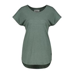 ALIFE & KICKIN Rundhalsshirt »Damen ClarettaAK A« sage leaf melange M M Das Sommershirt ClarettaAK A von alife and kickin - ein Basic-Shirt mit...