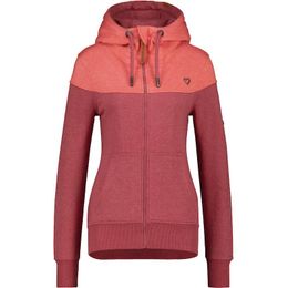 alife and kickin ALIFE & KICKIN Kapuzensweatjacke »Damen PalinaAK A« cranberry juice melange XL XL Sportliches Erscheinungsbild -PalinaAK A die neue Damensweatjacke...