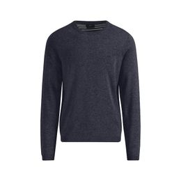 Fynch-Hatton Strickpullover mit Logo Stickerei navy L L Feinstrickpullover von Fynch-Hatton