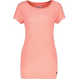 alife and kickin ALIFE & KICKIN Rundhalsshirt &raquo;Damen ZojaAK Z&laquo; ocean coral L L Ein toller Hingucker f&uuml;r den Sommer - das gestreifte Damenshirt ZojaAK Z von Alife...