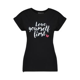 ALIFE & KICKIN Rundhalsshirt »Damen EnidAK P« black L L Liebe auf den ersten Blick - das Damenshirt EnidAK P von alife and kickin