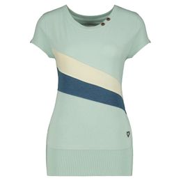 alife and kickin ALIFE & KICKIN Rundhalsshirt &raquo;Damen CleaAK A&laquo; fresh mint melange L L Perfektes Color-Streifen-Design - das Damen Sommershirt CleaAK A A von Alife...