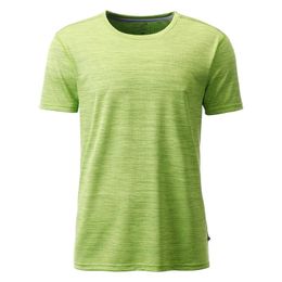DEPROC Active Funktionsshirt &raquo;NAKIN MEN MELANGE&laquo; Funktionsshirt mit V-Ausschnitt limette M M Schnelltrocknendes atmungsaktives 4-Wege-Stretch,...