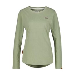 ALIFE & KICKIN Langarmshirt &raquo;Damen LeaAK A&laquo; dust melange S S LeaAK A das sportlich feminine Damen Longsleeve von alife and kickin