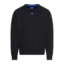 HUGO BLUE Rundhalspullover »San Casey« relaxed fit Navy415 M M Pullover von Hugo Blue Menswear