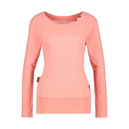 ALIFE & KICKIN Langarmshirt &raquo;Damen CocoAK A Long&laquo; peach M M CocoAK A Long von alife and kickin - Casual Longsleeve f&uuml;r Damen mit femininem Charme