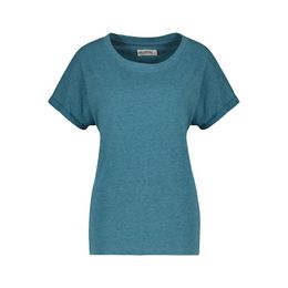 alife and kickin ALIFE & KICKIN Rundhalsshirt &raquo;Damen MalaikaAK A&laquo; tidal teal melange L L Ein Sommershirt f&uuml;r Damen, das f&uuml;r Begeisterung sorgt - MalaikaAK A von...