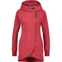 ALIFE & KICKIN Kapuzensweatjacke &raquo;Damen MaryAK A&laquo; cranberry melange XXL XXL Kuschelig weiche Kapuzensweatjacke MaryAK A von alife and kickin in...