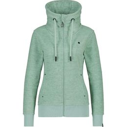 ALIFE & KICKIN Kapuzensweatjacke &raquo;Damen VivianAK F&laquo; alpine frost melange XS XS Kurze Damenfleecejacke VivianAK F von alife and kickin