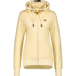 ALIFE & KICKIN Kapuzensweatjacke &raquo;Damen YasminAK B&laquo; butter melange S S S&uuml;&szlig;e Kapuzensweatjacke YasminAK B von alife and kickin in firgunaher Passform