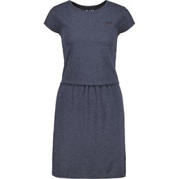 alife and kickin ALIFE & KICKIN Sommerkleid »Damen ShannaAK A« marine melange M - Normalgrößen Normalgrößen M Schmal geschnittenes kurzes Jerseykleid für Damen mit...