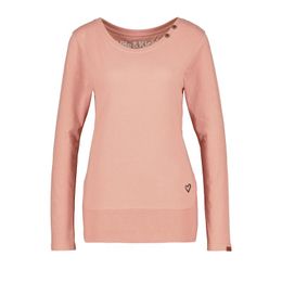 ALIFE & KICKIN Langarmshirt &raquo;Damen ConnyAK A&laquo; mahagonium melange L L ConnyAK A von alife and kickin - Casual Longsleeve f&uuml;r Damen mit femininem Charme