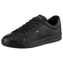Tommy Hilfiger Sneaker Konfirmationsschuh, Kommunionsschuh mit Logoverzierung schwarz 30 30 Cleaner Sneaker von Tommy Hilfiger