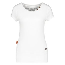 ALIFE & KICKIN T-Shirt &raquo;Damen CocoAK A&laquo; white XXL XXL Der richtige Ton macht die Musik! CocoAK A das farbenfrohe Sommershirt von alife and kickin