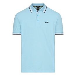 BOSS Green Poloshirt »Paddy« mit kontrastfarbenen Streifen am Kragen Light/Pastel Blue455 L L Poloshirt von BOSS Green Menswear