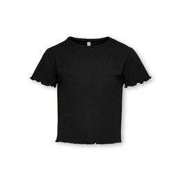 KIDS Only T-Shirt »KONNELLA« mit gewellten Säumen black 110/116 110/116 Bequemes T-Shirt mit Kurzarm: ideal für aktive Kinder