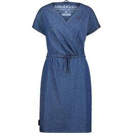 alife and kickin ALIFE & KICKIN Sommerkleid »Damen OrnellaAK DNM« dark denim XS - Normalgrößen Normalgrößen XS Luftiges Damenkleid zum verlieben - OrnellaAK DNM von...