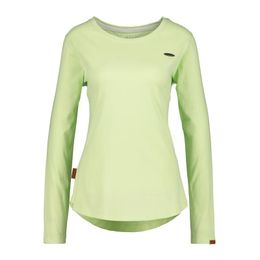 ALIFE & KICKIN Langarmshirt &raquo;Damen LeaAK A&laquo; lime XS XS LeaAK A das sportlich feminine Damen Longsleeve von alife and kickin