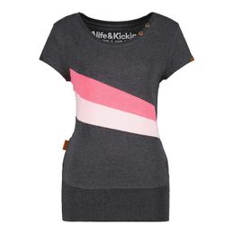 ALIFE & KICKIN T-Shirt &raquo;Damen CleaAK&laquo; moonless XL XL Perfektes Color-Streifen-Design - das Damen Sommershirt CleaAK von alife and kickin