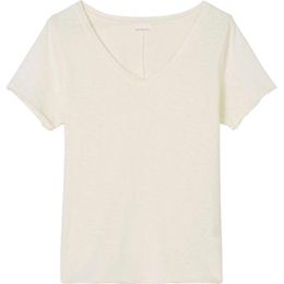 Marc O'Polo MARC O'POLO DENIM T-Shirt mit abgerundetem V-Neck white XS XS Kurzarm und hüftlanger Schnitt ideal für sommerliche Tage und vielseitige...