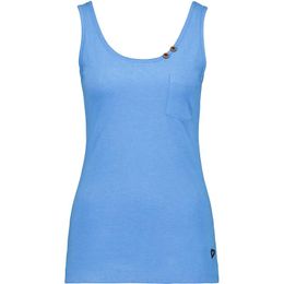 ALIFE & KICKIN T-Shirt &raquo;Damen JennyAK A&laquo; azure melange S S Styling in Tanktop - Form! JennyAK A das Freizeitshirt von alife and kickin in...