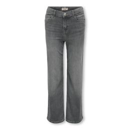 KIDS Only Relax-fit-Jeans »KOGMADISON BLUSH WIDE GD DNM NOOS« Medium Grey Denim 164 - N-Gr N-Gr 164 Wide Fit Jeans von KIDS Only für Mädchen