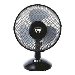 DEKO Tischventilator 23cm, 30W, osz. B 236 Stratos sw)