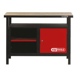 KS Tools Werkbank mit 1 T&uuml;r, H840xB1200xT600mm (865.0001)
