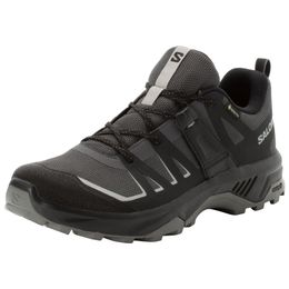 Wanderschuh Salomon "EXTEND GORE-TEX", Herren, Gr. 47, schwarz (asphalt, schwarz, pewter), Synthetik, Textil, Schuhe Wanderschuh, wasserdicht