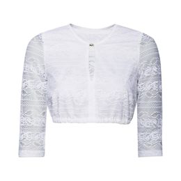 FELICITAS Dirndlbluse Emily-1 Wei&szlig; (Gr&ouml;&szlig;e: 40)