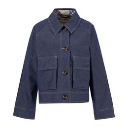 Barbour Jacke Demi Showerproof Indigo/Hessian Tartan (Gr&ouml;&szlig;e: 14)