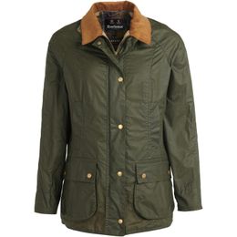 Barbour Lightweight Wachsjacke Beadnell Oliv (Gr&ouml;&szlig;e: 12)