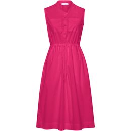 ROSSANA DIVA Midikleid mit Tunnelzug Pink (Gr&ouml;&szlig;e: 44)