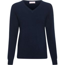 Brigitte von Sch&ouml;nfels Brigitte von Sch&ouml;nfels Kaschmir V-Pullover Navy (Gr&ouml;&szlig;e: 34)