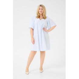 Kaffe curve Kleid KCbethi A-shape in Nantucket Breeze/Chalk Stripe | Gr.: 52