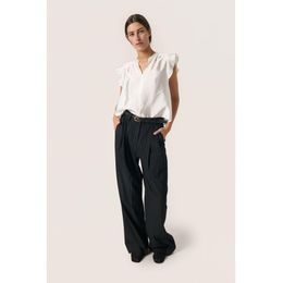 Soaked in Luxury Kurzarm-Bluse SLKarolina Gerade Passform in Whisper White | Gr.: XS
