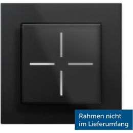 homematic IP Smarter Lichtschalter "Glastaster", B:12,5cm H:5cm T:12,5cm, schwarz, Smart-Home-Stationen