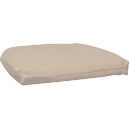 Sitzkissen, B:43cm L:47cm, beige, HOFMANN LIVING AND MORE, Polyester, Wohnzimmer, Dekokissen_Sitzkissen_Kissenhüllen, Maße (B/T/H): (43/47/5)