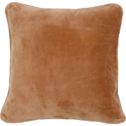 G&ouml;zze Dekokissen G&Ouml;ZZE, B:50cm H:10cm L:50cm, beige, Polyester, Dekokissen_Sitzkissen_Kissenh&uuml;llen, "Premium Cashmere-Feeling Kissen", 50x50cm,passend zur