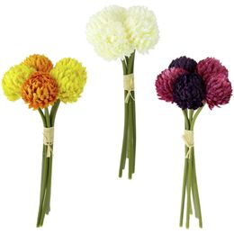 Blumenstrauß I.GE.A., L:10cm, bunt, Schnittblumen, "Chrysanthemen", Kunstblumen