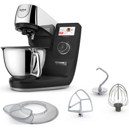 Tefal Küchenmaschine "QB960D I-Coach Touch Pro", B:32,4cm H:37,4cm T:40,4cm, schwarz, Küchenmaschinen, 25 Automatikprogramme, intuitives digitales