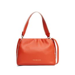 Tommy Hilfiger Damen Schultertasche "TH SOFT SUMMER MINI BUCKET", orange, Lederimitat, Textil, unifarben, Taschen, Damen Umhängetasche, Minibag,