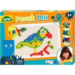 LENA Jungen Kreativset "Mosaik Set color Mix", bunt, Kunststoff, B:28cm T:19,5cm, Kreativsets, Made in Germany