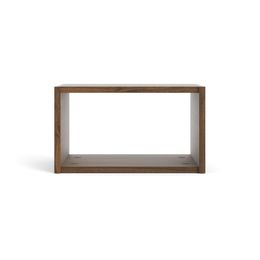 H&auml;ngeregal Inosign, B:43,6cm H:25,8cm T:25cm, braun, Spanplatte, Wohnzimmer, Regale, "Roomers Regal, Fach, H&auml;ngefach, Wandregal, Schweberegal",