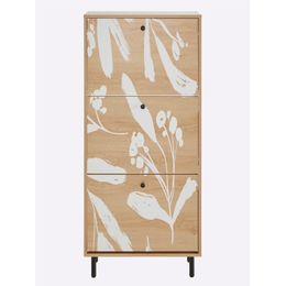 HEINE HOME Schuhschrank, B/H/T: 60cm x 135cm x 24cm, beige, Flur, Schränke