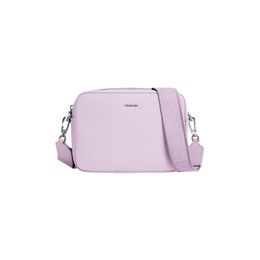 Calvin Klein Damen Mini Bag "CK MUST SMALL CAMERA BAG", lila, Polyester, unifarben, Taschen, kleine Damen-Umhängetasche, Schultertasche mit