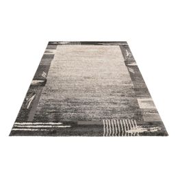 Teppich Obsession, B:240cm H:12mm L:330cm, grau, Polypropylen, Wohnzimmer, Teppiche, "My Frisco 284", meliert, mit moderner Bordüre, Wohnzimmer,